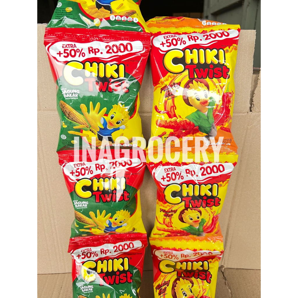 Jual CHIKI TWIST (ALL VARIANT) ISI 10PCS E2000 | Shopee Indonesia