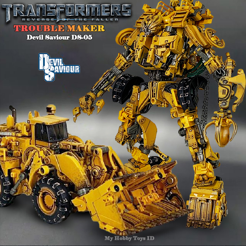 Jual Mainan Action Figure Robot Trans Former Excavator Truck ...