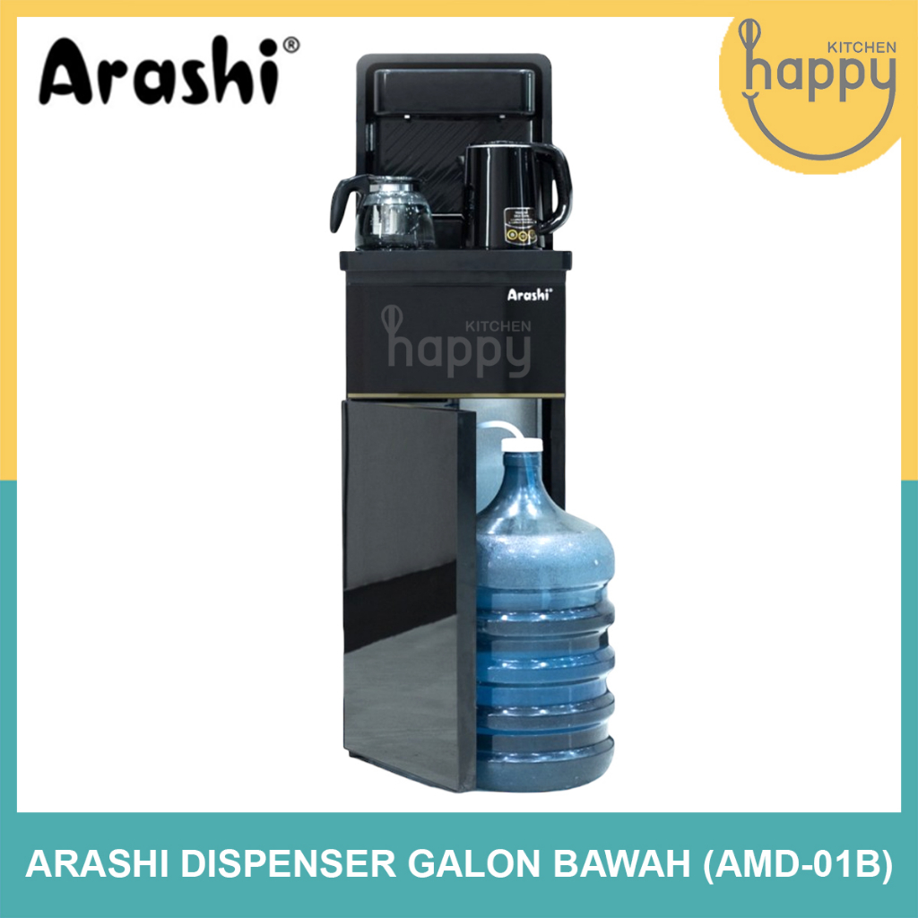 Jual Dispenser Arashi Galon Bawah Multifungsi 3in1 + Remote AMD-01B AMD ...