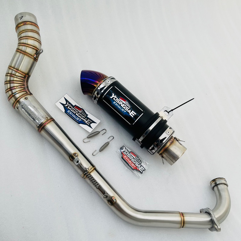 Jual original yosingsae exhaust for Raider 150 carb/ fi big elbow ...