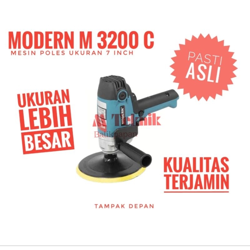Jual Mesin Poles Modern M3200C Pemoles motor mobil 7 inch Polisher 7" m ...