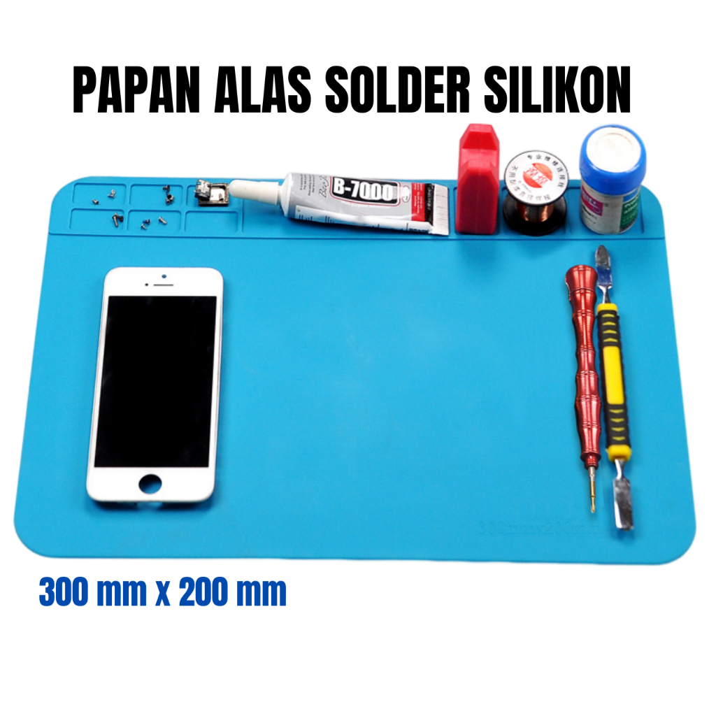 Jual Alas Service Hp Karet Anti Panas Tatakan service | Shopee Indonesia