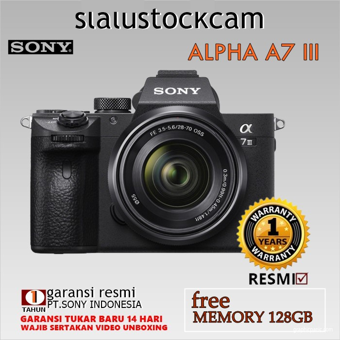Jual Sony Alpha a7iii / a7iii Sony / Sony a7 iii / a7 iii Kit SEL2870mm ...