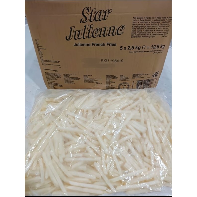 Jual Kentang Shoestring McCain Star Julienne French Fries 2,5kg ...