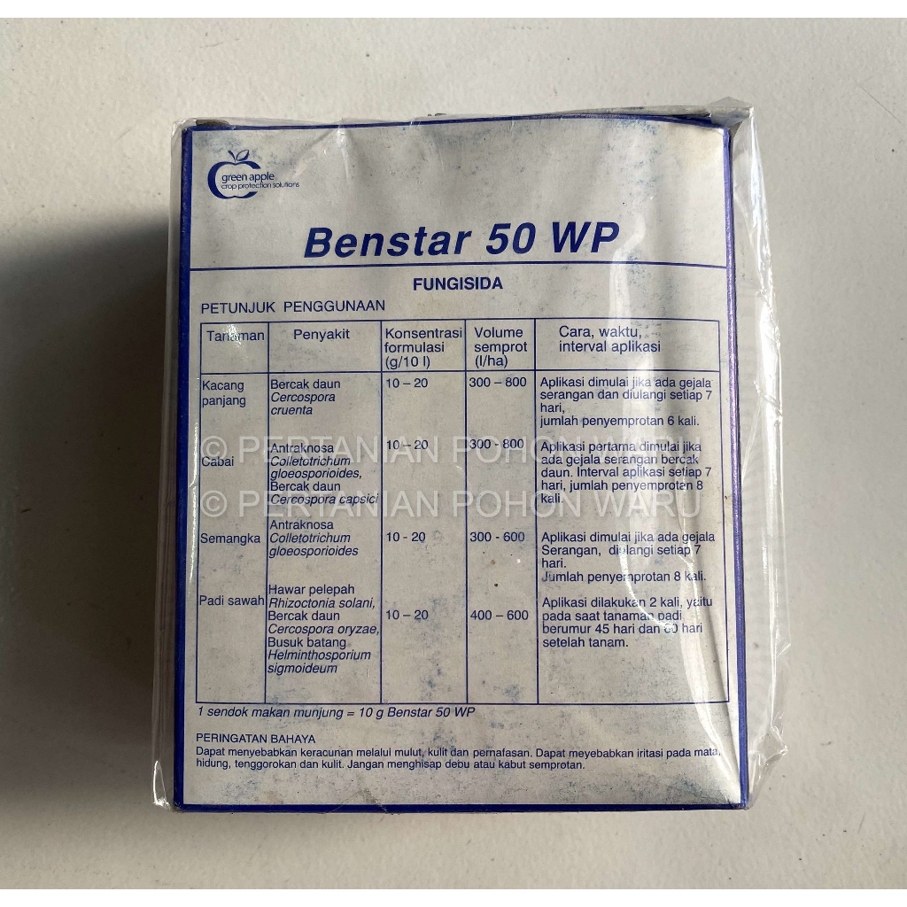 Jual BENSTAR 50 WP - Fungisida Sistemik Bentuk Tepung - 250gr | Shopee Indonesia