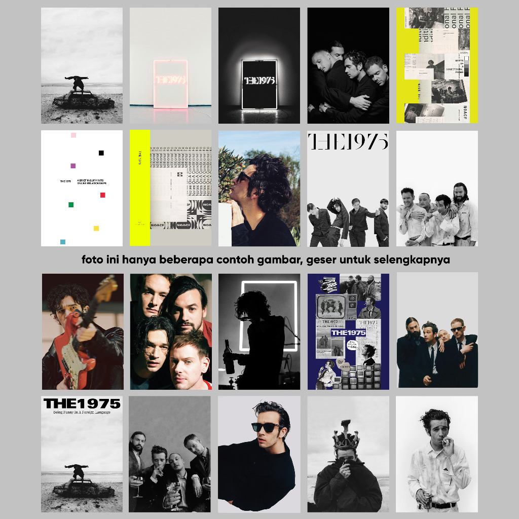 Jual THE 1975 Poster Dinding estetik tumblr tersedia isi 4-16pcs ...