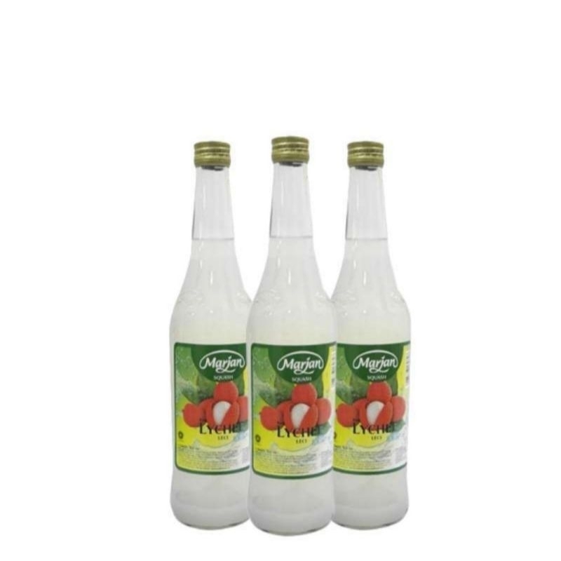 Jual Sirup Marjan Squash Lychee/Leci 450ml | Shopee Indonesia