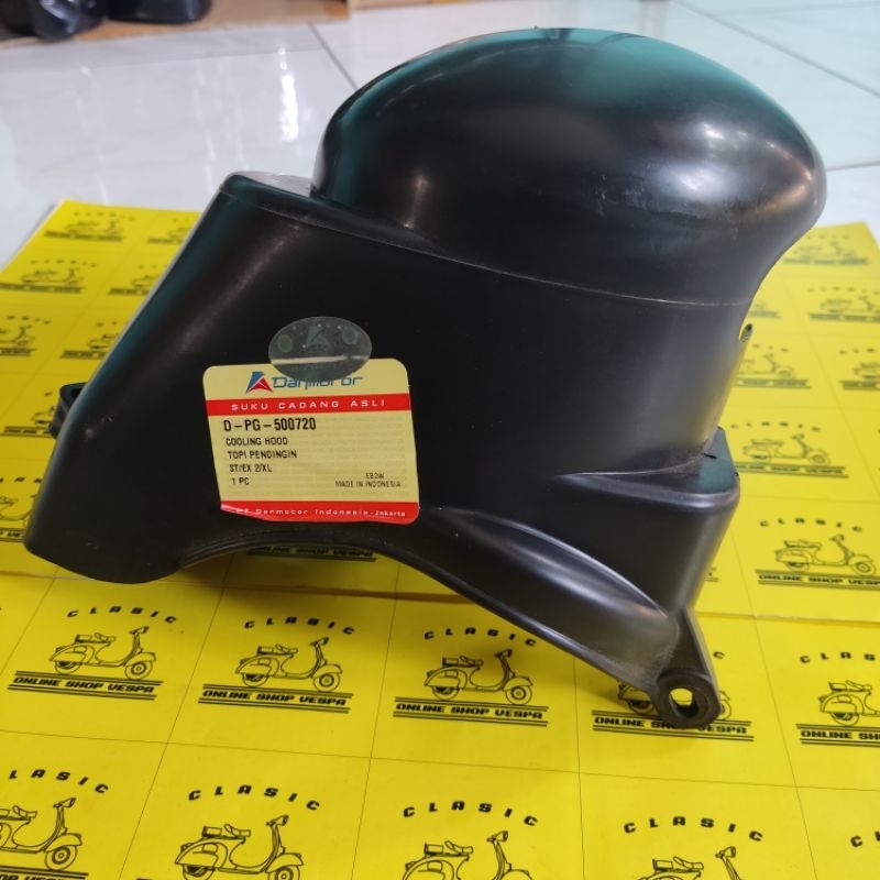 Jual Tutup Blok Vespa / Topi Baja Vespa / Cover Head Vespa Danmotor ...