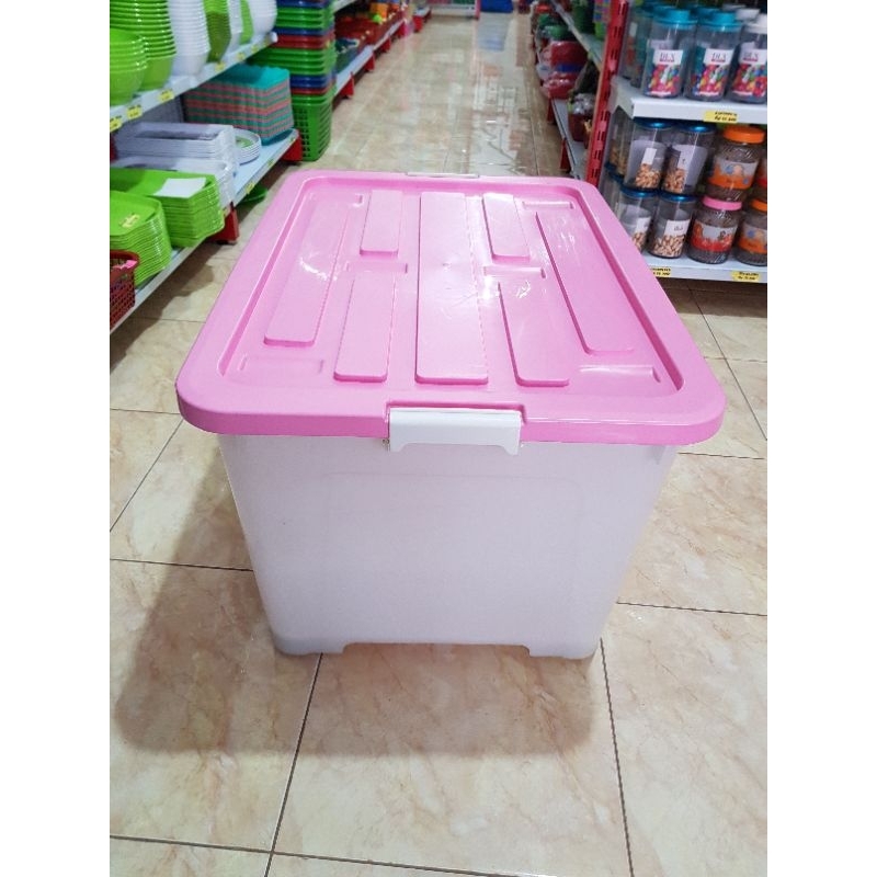 Jual Container Box 150 CB 150 Kotak plastik tutup Roda Giok Star ...