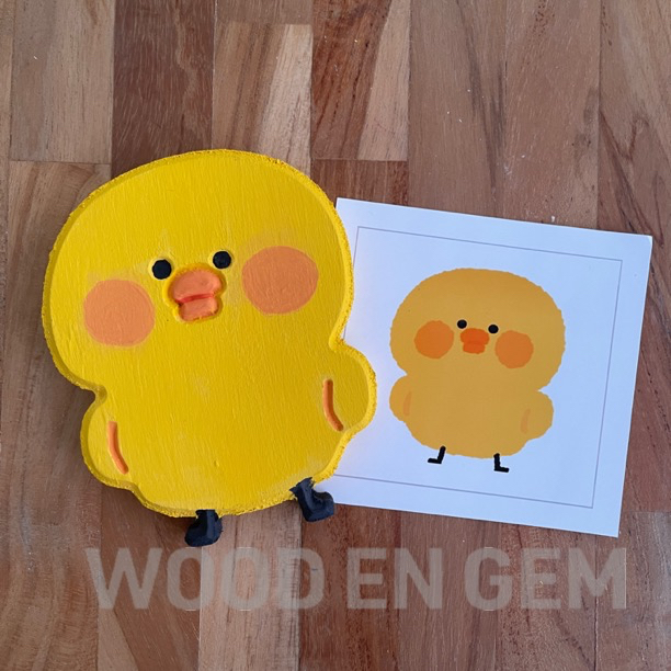 Jual DIY Wood Character Painting Kit Melukis Mainan Anak Hampers Kayu ...