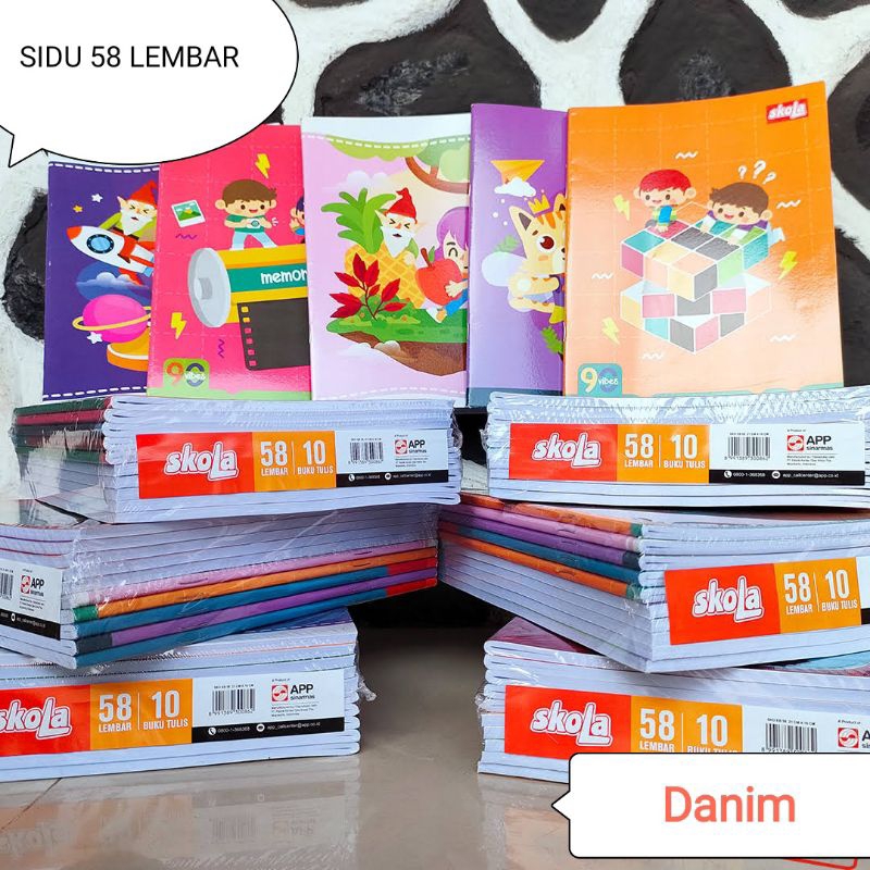 Jual BUKU TULIS SIDU MERK SKOLAH ISI 58 LEMBAR MURAH | Shopee Indonesia