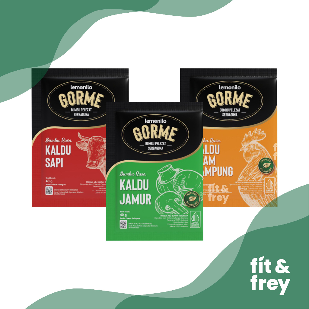 Jual LEMONILO Gorme 40g - Bumbu Rasa Kaldu Jamur / Ayam / Sapi ...