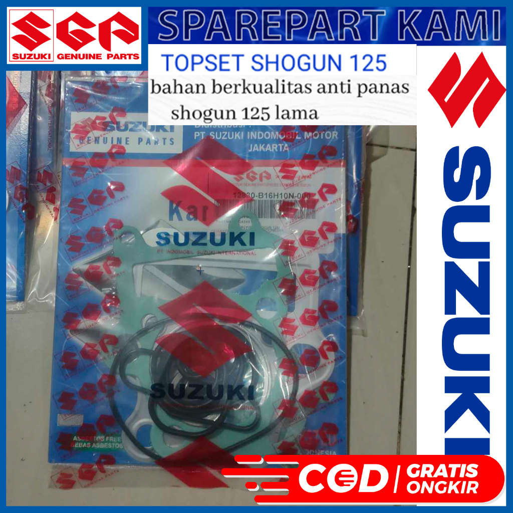 Jual TOPSET TOP SET PACKING PAKING SUZUKI SHOGUN 125 LAMA 2005 - 2009 | Shopee Indonesia