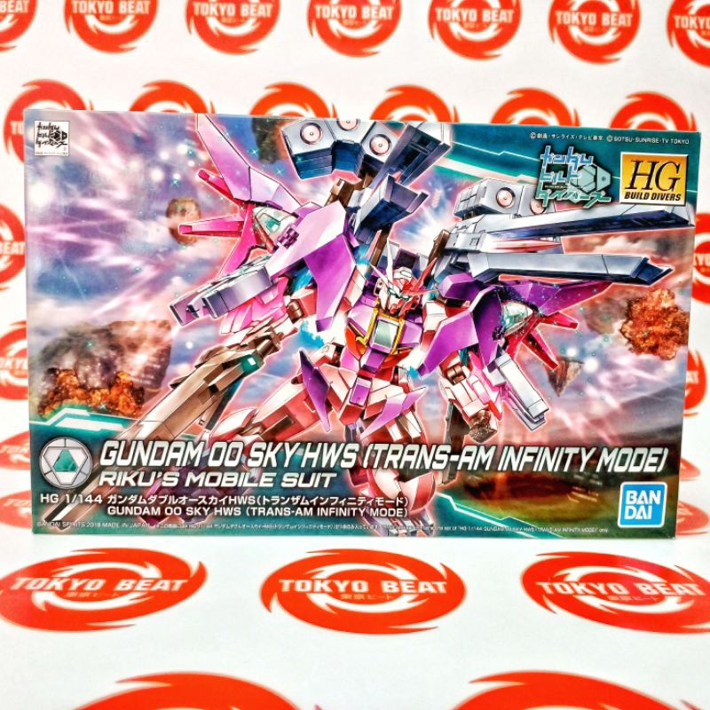 Jual HG GUNDAM 00 SKY HWS (TRANS-AM INFINITY MODE) | Shopee Indonesia