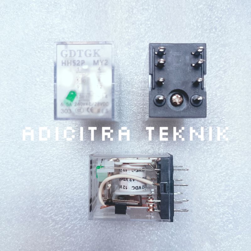 Jual Relay MY2 12Vdc | Shopee Indonesia