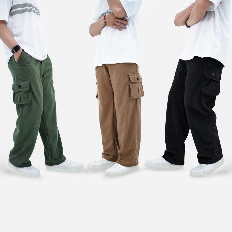 Jual Celana Lost Pants Cargo Corduroy Basic Distro Motif | Shopee Indonesia