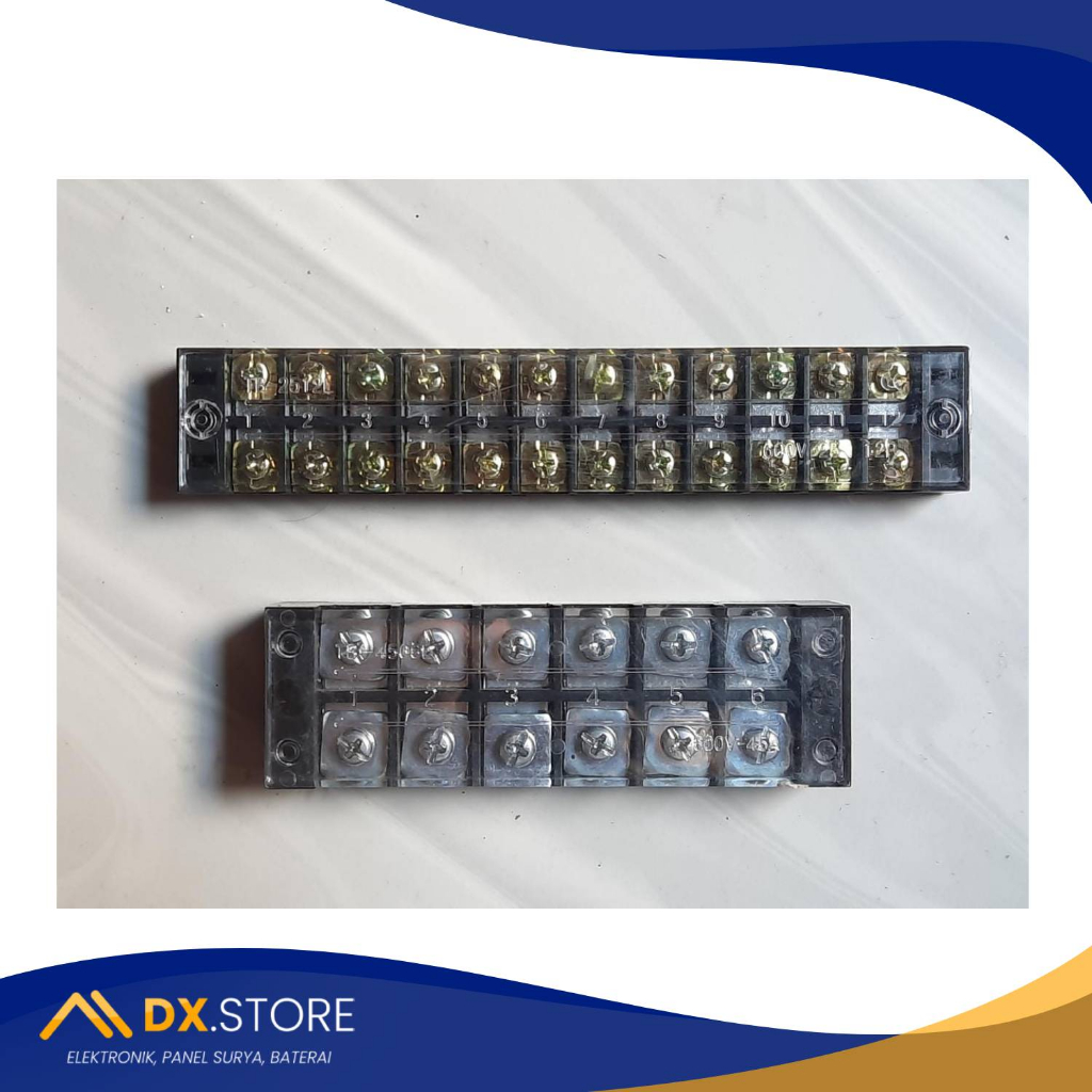 Jual Terminal Block 12P 25A dan Terminal Block 6P 45A | Shopee Indonesia