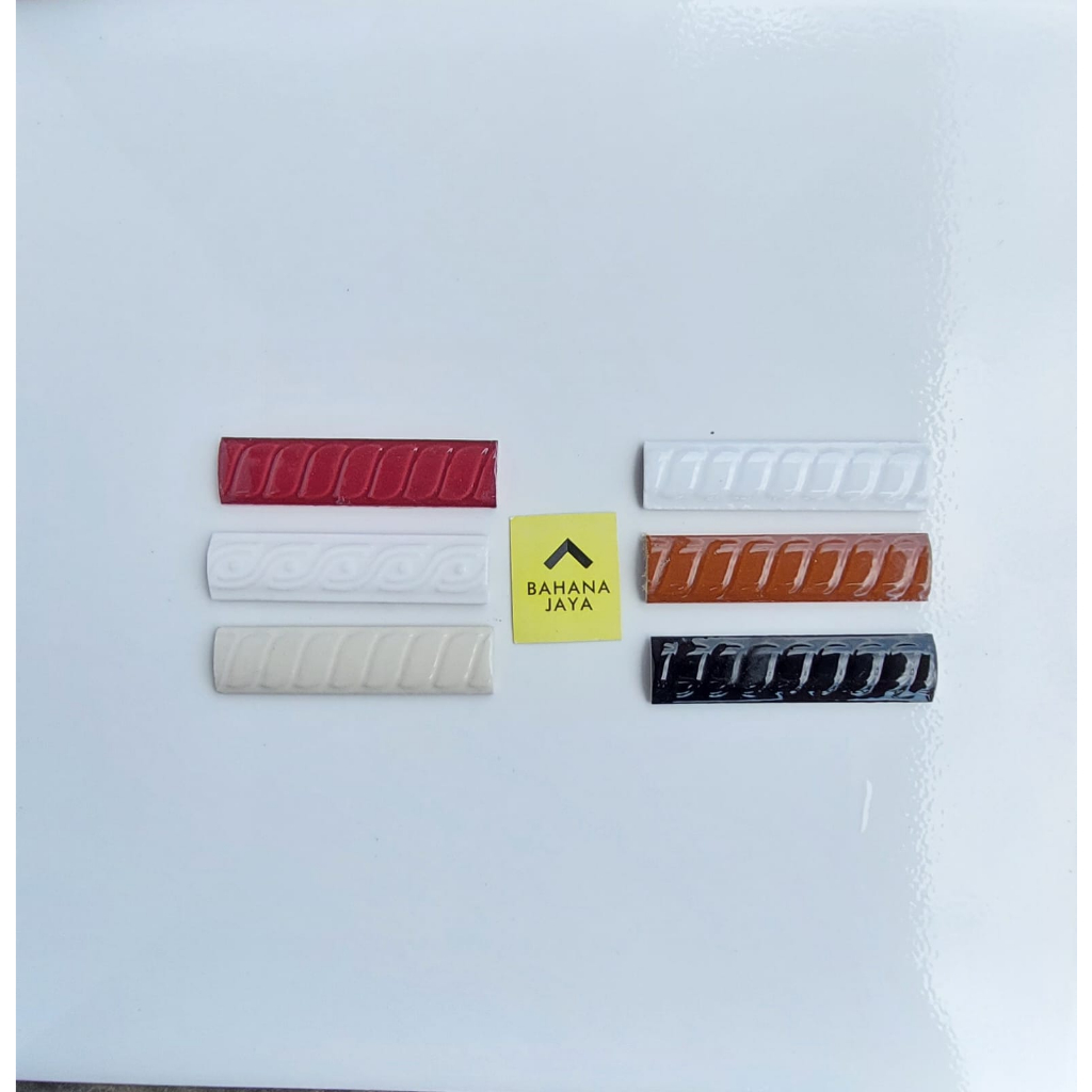 Jual Kuku Tehel, Kuku Keramik, List Keramik Warna - Warni Ukuran 10 Cm ...