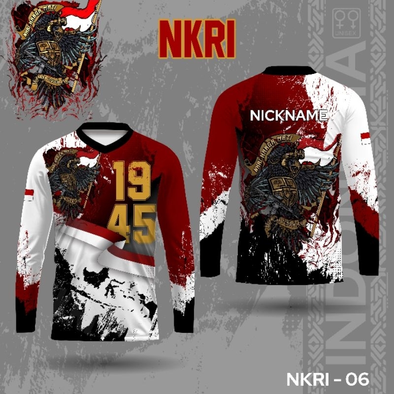 Jual Jersey HUT RI 79 Kaos Baju Jersey NKRI Harga Mati Jersey Garuda ...