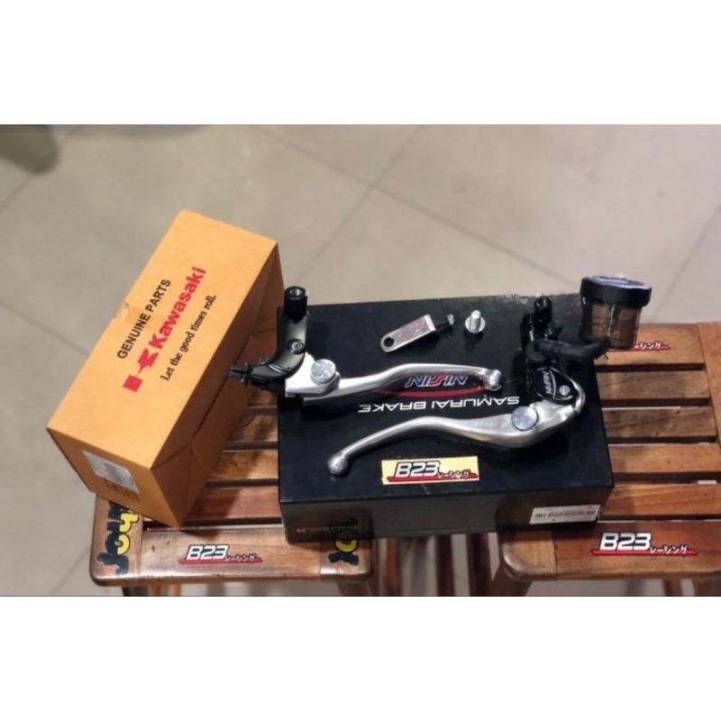Jual Master rem Nissin Samurai Radial Black 16mm set Handle kiri kawasaki Z900 Thailand full set ...