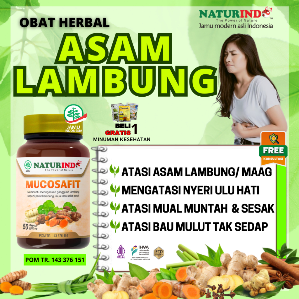 Jual Obat Herbal Asam Lambung Naik Maag Gerd Kronis Paling Ampuh Tukak ...