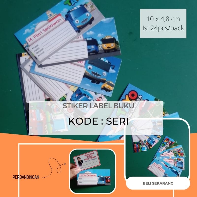 Jual Stiker Label Buku (24pcs/pack) | Shopee Indonesia