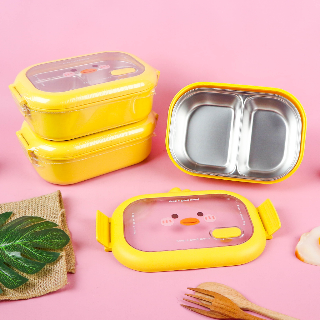Jual HAVIN LUNCH BOX Kotak Makan Anak Stainless Steel Motif Lucu - RD ...