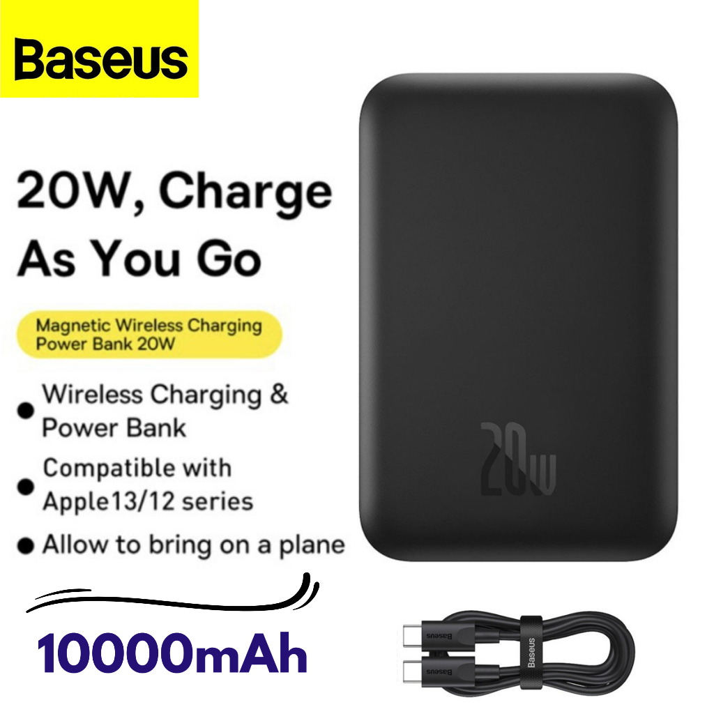 Jual Baseus Power Bank MagSafe Magnetic 20W 10000mAh Fast Charging ...