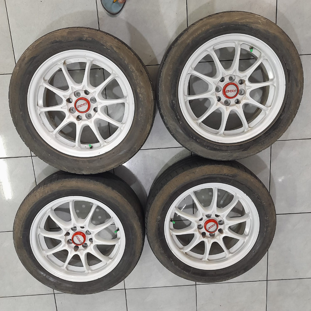 Jual Velg Mobil Murah Racing CE28 Ring 16 Lebar 7 rata Lubang Baut 4 x 100 dan 4 x 114,3 Offset ...