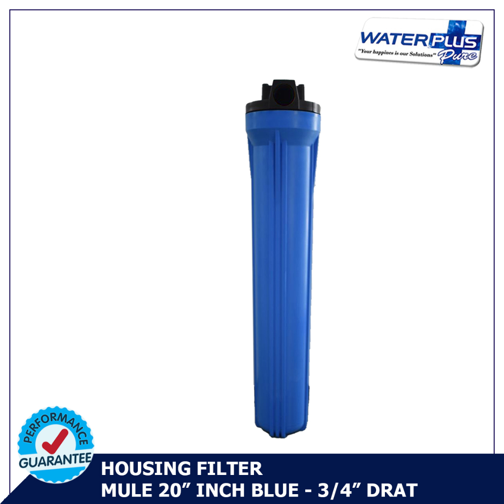 Jual HN Water Filter Housing 20in Blue 3/4drat kuningan | Shopee Indonesia