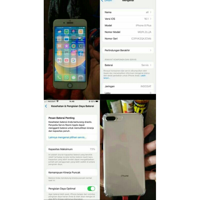 Jual iphone 8plus | Shopee Indonesia