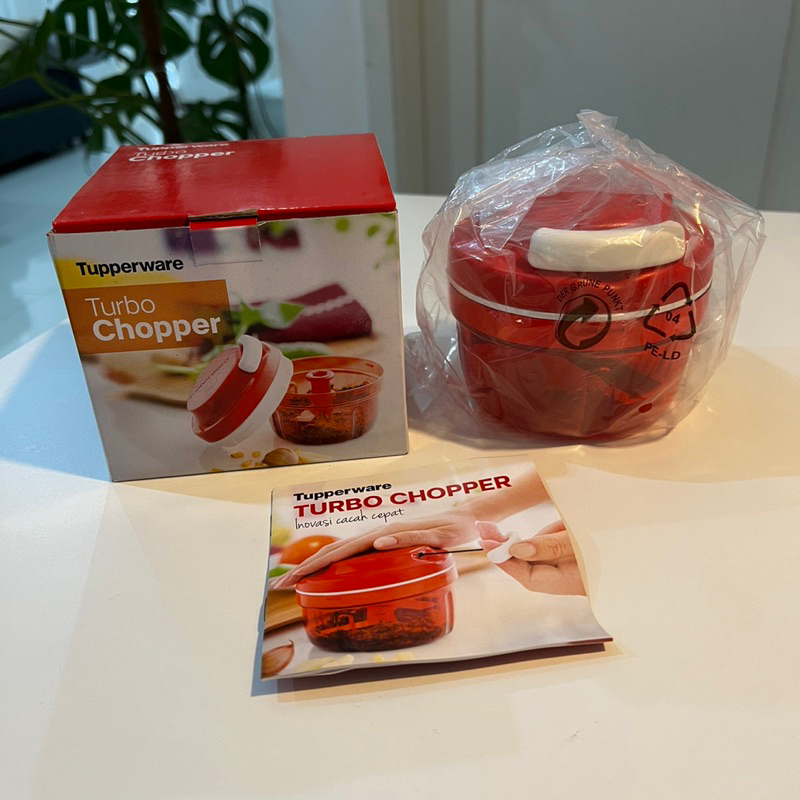 Jual Tupperware Turbo Chopper Pencacah bumbu mini food Original Ukuran ...