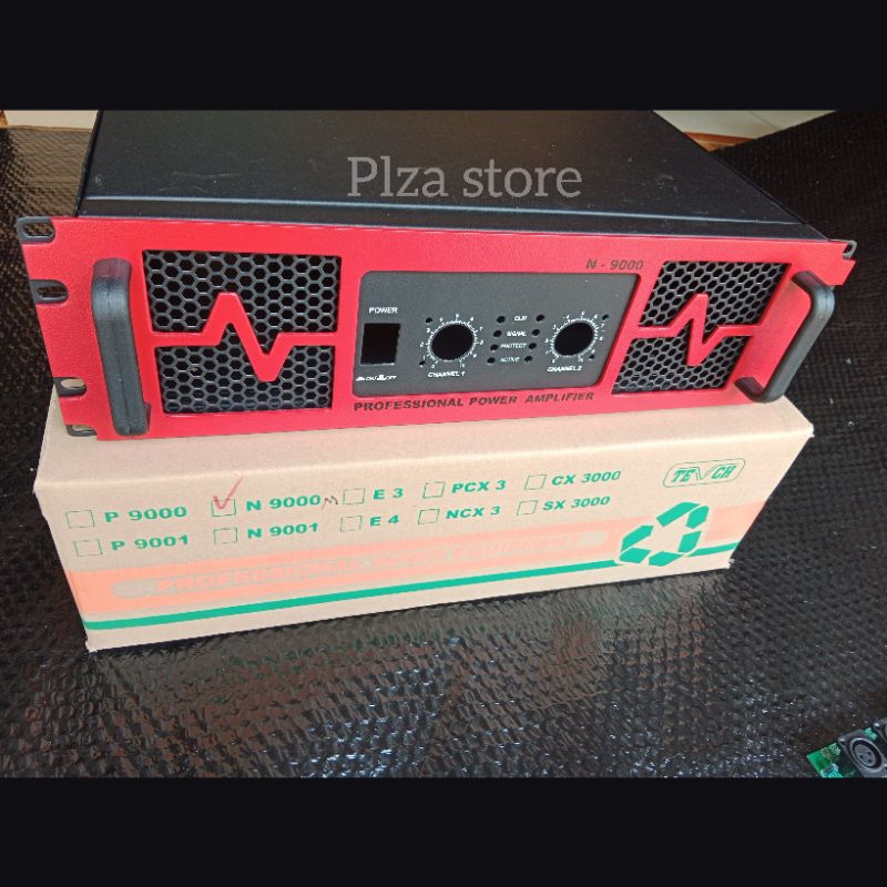 Jual Bok power amplifier tipe N9000 Warna merah Box power N9000 2 Chanel bok power amplifier ...