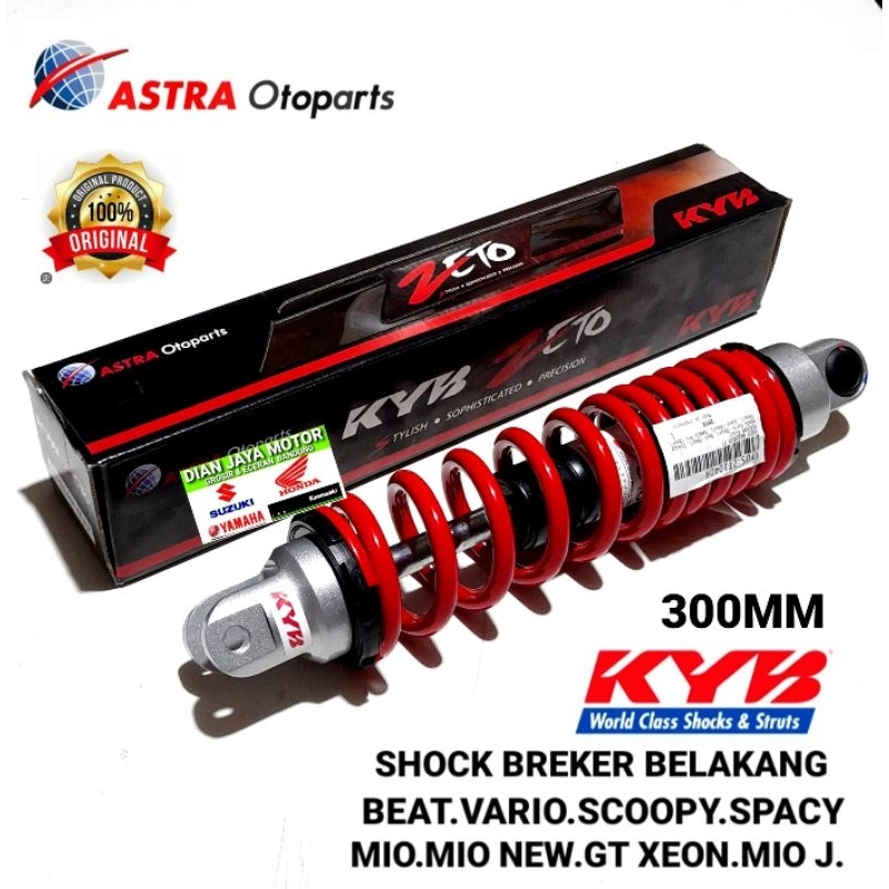 Jual Shock Breaker Belakang KYB KAYABA ZETO KYOS-ZT-1040R Honda Beat Vario Scoopy SPACY MIO MIO ...