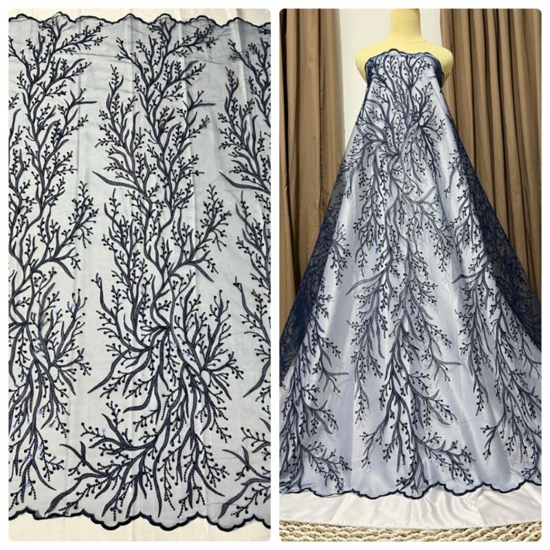 Jual Kain Payet Sequin/Spangkle/Sequin premium/Bahan Kebaya | Shopee ...