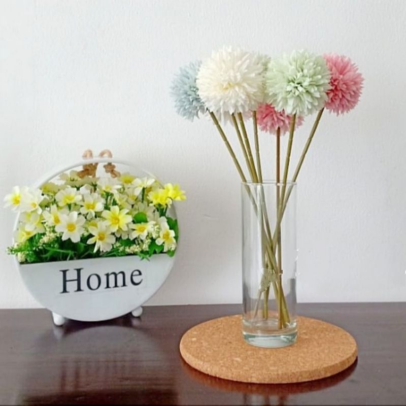 Jual Vas Bunga Kaca Bening Tinggi Bamboo Tabung / Vase Cylinder ...