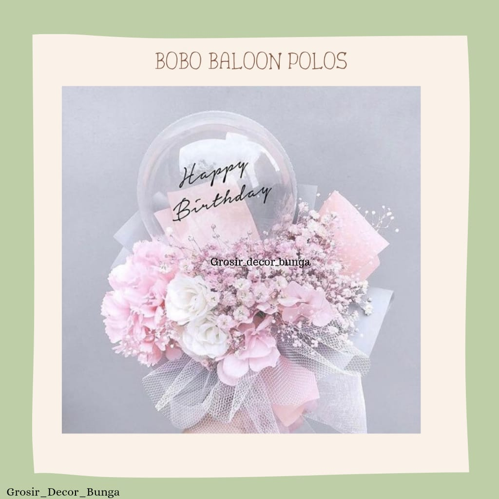 Jual (YM) BOBO BALON PVC 5/10/12/18/20/22/24/36 INCH (BALON SAJA) POLOS ...