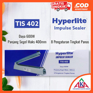 Jual HYPERLITE TIS 402 Alat Mesin Pres Plastik 40 cm Impulse Sealer ...