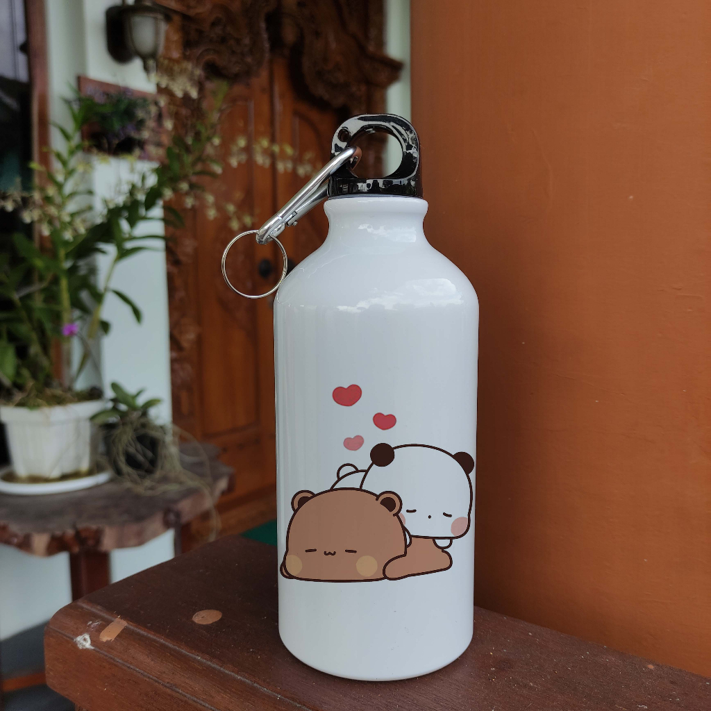 Jual Panda bear bubu dudu peach goma kawaii cute tumbler botol air ...