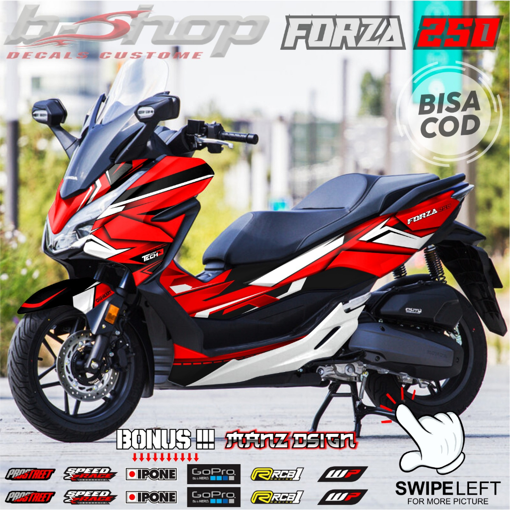 Jual Decal Sticker forza 250 fullbody new motif variasi terbaru keren ...