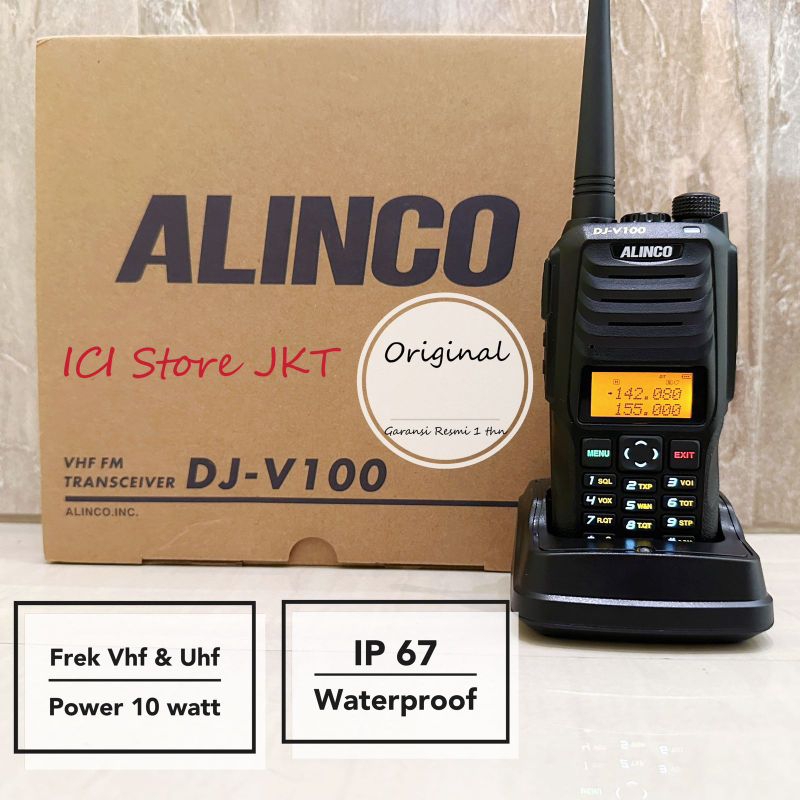 Jual HT Alinco DJ V100 / Alinco DJ V 100 Original Garansi Resmi | Shopee Indonesia