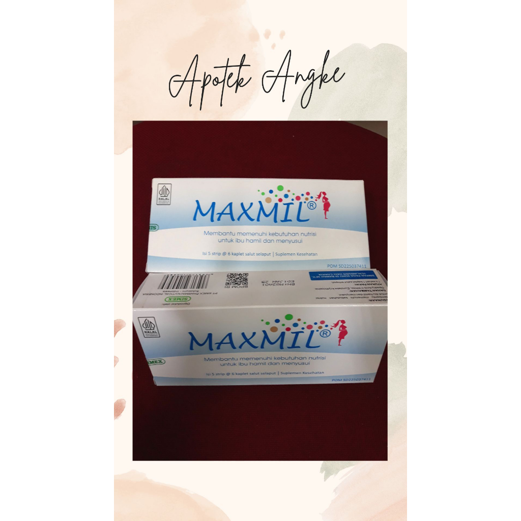 Jual MAXMIL MULTIVITAMIN IBU HAMIL PER STRIP @6 KAPLET | Shopee Indonesia