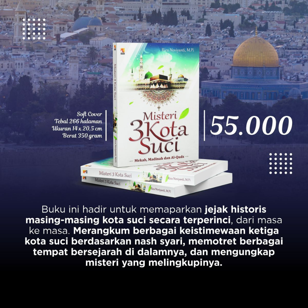 Jual Buku Misteri 3 Kota Suci Mekah, Madinah, Dan Yerussalem Insan Kamil Soft Cover | Shopee ...