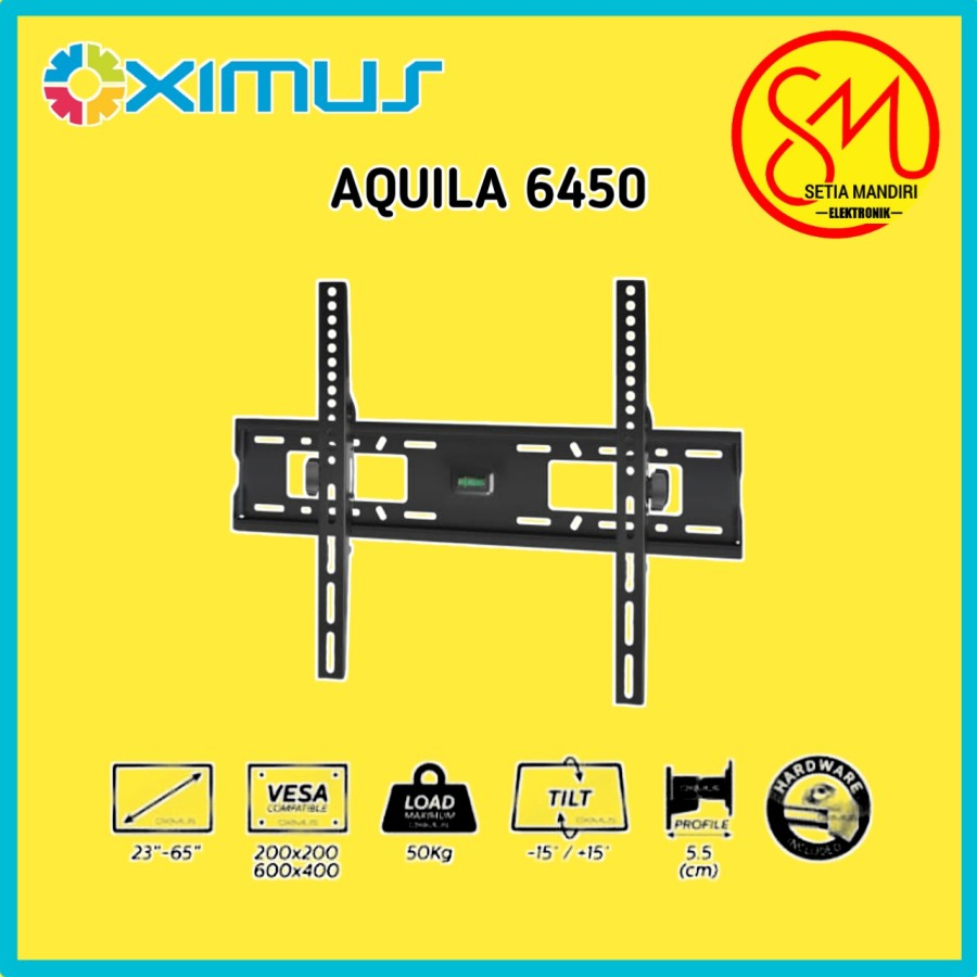 Jual BRACKET BRAKET TV oximus TILT LCD LED TV 32"-80" OXIMUS AQUILA ...