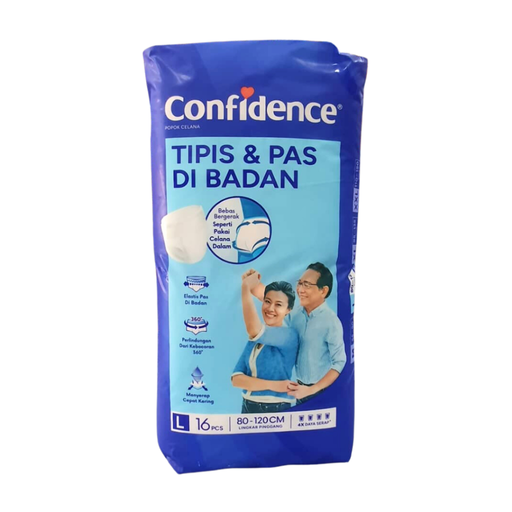 Jual CONFIDENCE ADULT PANTS TIPIS & PAS DI BADAN L 16 POPOK CELANA ...