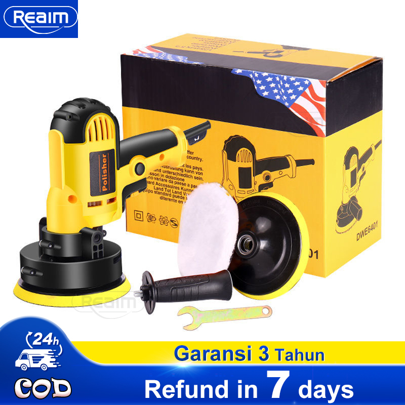 Jual Mesin Poles Body Mobil Kecepatan Disesuaikan 220V 900W Kuning ...