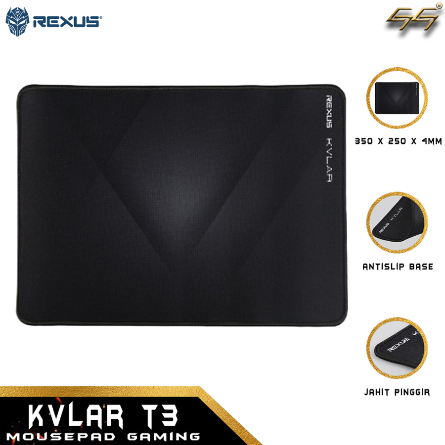 Jual Mouse Pad Gaming Rexus Kvlar T3 Mousepad Gaming | Shopee Indonesia