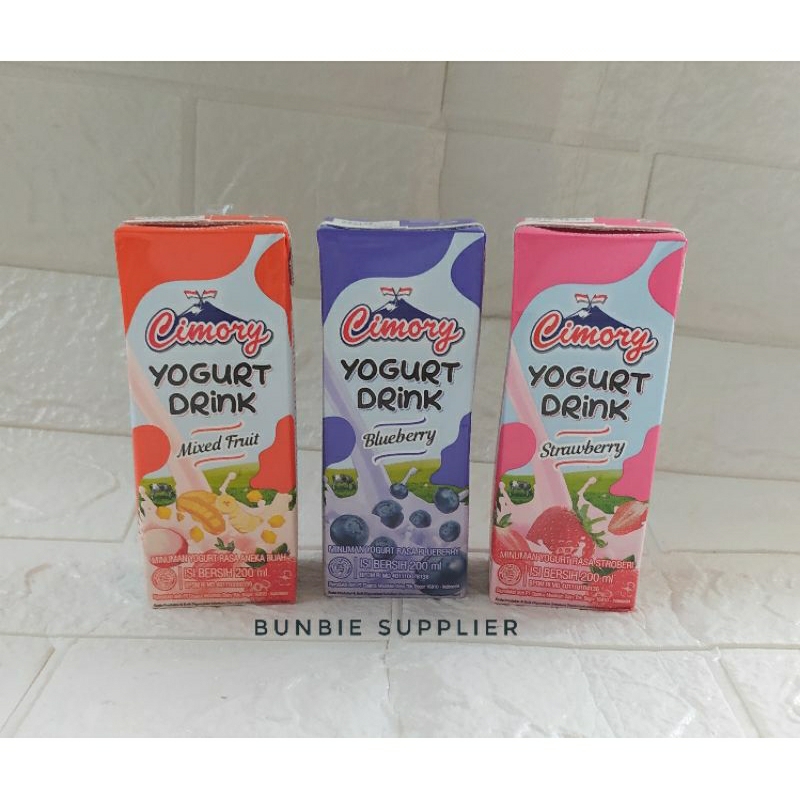 Jual Cimory Yogurt Drink 200ml UHT ( SATUAN ) Best Seller | Shopee Indonesia
