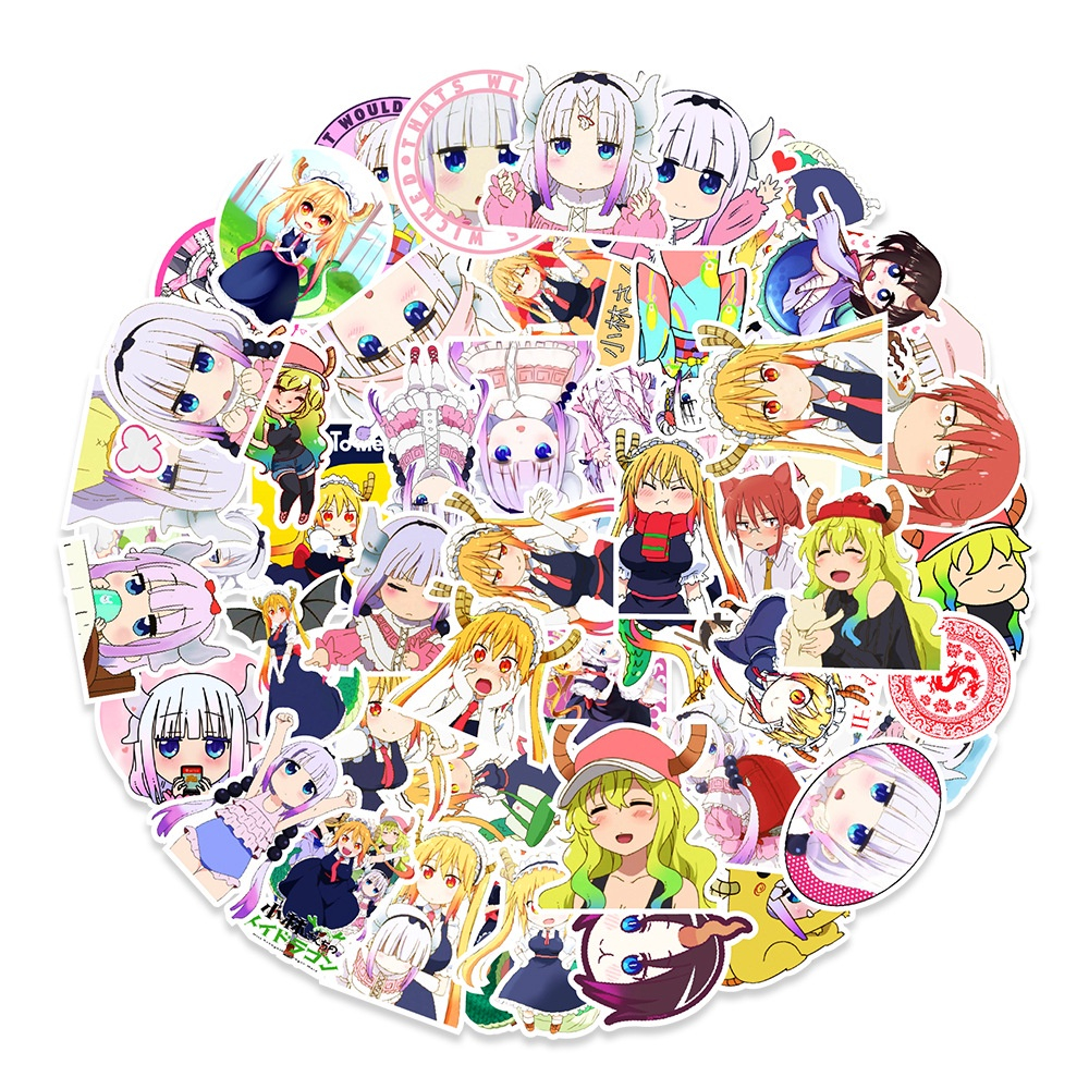 Jual DM002 – Sticker / Stiker Anime Jepang Miss Kobayashi's Dragon Maid ...