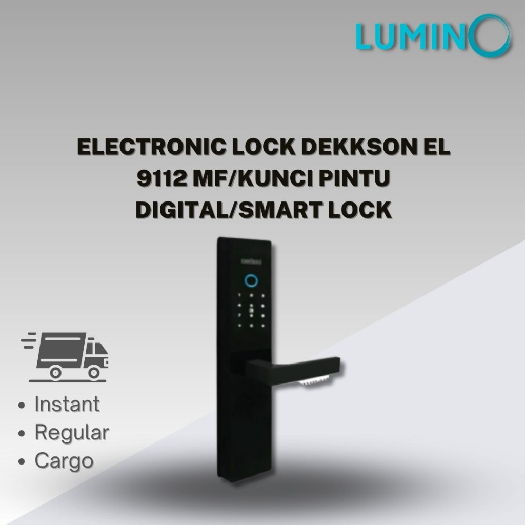 Jual Electronic Lock Dekkson EL 9112 MF/Kunci Pintu Digital/Smart Lock ...
